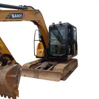 China SANY SY135C Used Hydraulic Mini Excavator 15 Ton 0.6m3 Bucket 2016 Low Hours for sale