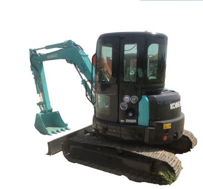 China Kobelco SK55SR Excavator 6 Ton 0.2m3 Bucket 0-2000 Hours Used Mini Excavator for Sale for sale