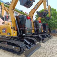 China Sany SY75C Excavator 2016 7500kg 43kw 0-2000 Hours Used Construction Machine for sale