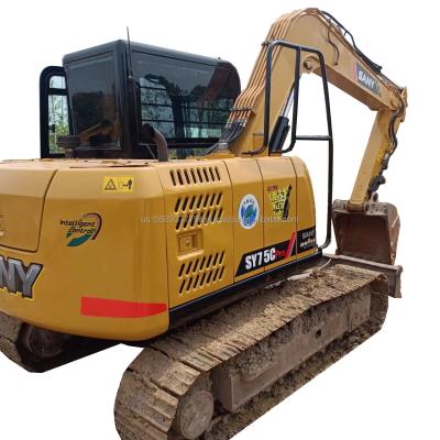 China Used Sany SY75C Pro Excavator 9 Ton 0.32m3 Bucket 0-2000 Hours Original Hydraulic Valve for sale