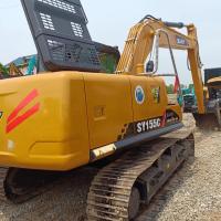 China Used Sany SY155C Excavator 15 Ton 2016 Original Hydraulic Pump 0.55m3 Bucket for sale