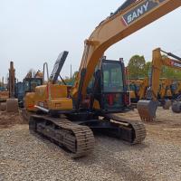 China Used Sany SY155C Excavator 0.55M3 Bucket 15 Ton Mining Excavator 73kw Engine for sale