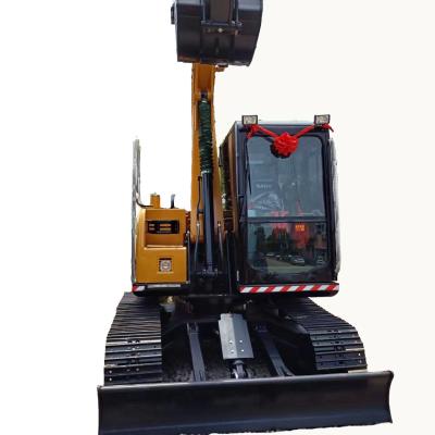 China Sany SY75C Pro Used Excavator 7 Ton Operating Weight Original Hydraulic Pump 0.32m3 Bucket for sale