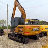China Used Sany SY135C 13 Ton Hydraulic Excavator 2016 Original Pump 73kw for sale