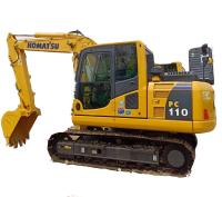 China Original Komatsu PC110 Excavator 11ton Operating Weight 0.6M³ Bucket Capacity 75kw Engine for sale