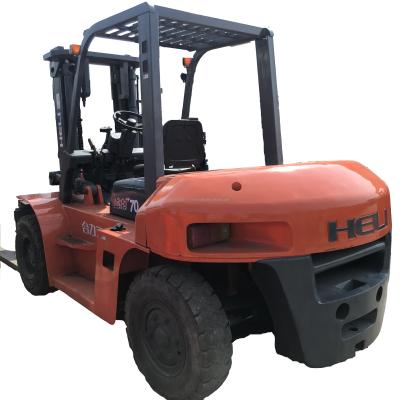 China Used Heli 7 Ton Diesel Forklift 2016 Low Hours 0-2000h for Warehouse for sale