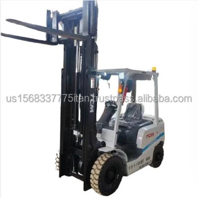China TCM YGB 3 Ton Used Forklift 2016 Original Hydraulic Cylinder Japan Fork Lift 45 kW for sale