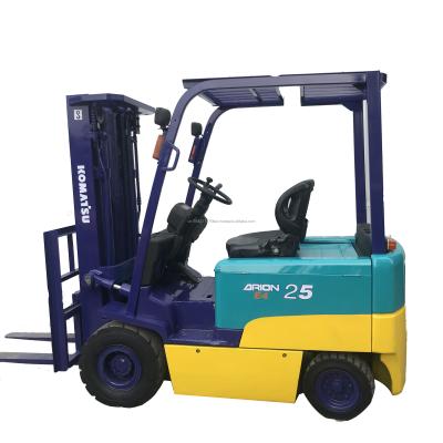 China Komatsu 25 Electric Forklift 2500 kg Load Capacity 49 kW Power 2024 Model for sale