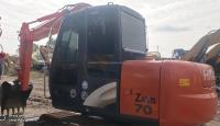 China Hitachi ZX70 Used Excavator 7000kg Machine Weight 10ton Operating Weight 0.5m3 Bucket for sale