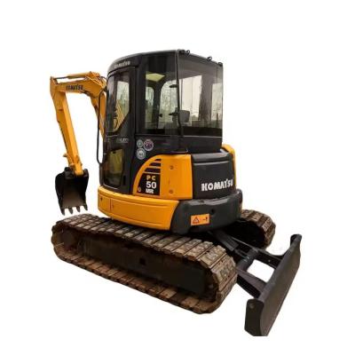 China 5 Ton Mini Crawler Excavator Hydraulic Pump 21kw Komatsu PC50 Engine 0-2000 Hours for sale