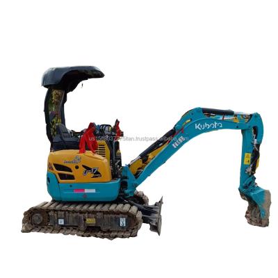 China Kubota KXU17 Mini Excavator 3 Ton Used 2016 12.10kw Engine for Building Material Shops for sale