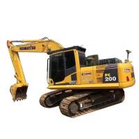 China Komatsu PC200 20 Ton Hydraulic Excavator 1.2m3 Bucket Middle Crawler Earth Moving Construction for sale