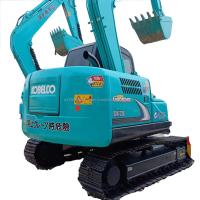 China Kobelco SK75-8 Mini Used Hydraulic Crawler Excavator 9 Ton 42kw Engine Good Condition for sale