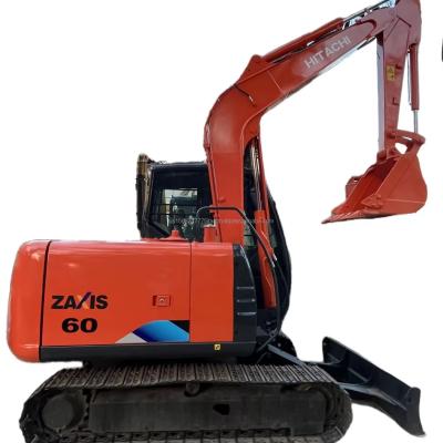 China Hitachi ZX60 Mini Excavator 6 Ton Used Excavator 6000 KG Made in Japan for sale