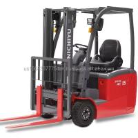 China Used Nichiyu Electric Counterbalance Forklift 3ton 48kw 2.5m Lifting Height 2016 for sale