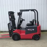 China Used Nichiyu Electric Counterbalance Forklift 3ton 48kw 2.5m Lifting Height 2016 for sale