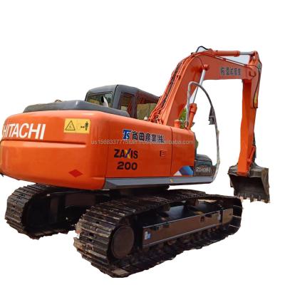China Hitachi ZX200 20ton Excavator 132kw 0-2000 Hours Used Japan Import for sale