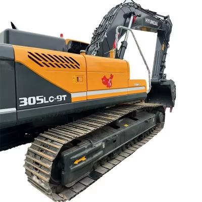 China Hyundai 305LC-9T Excavator 30.5ton 1.5m3 Bucket Original Hydraulic Cylinder Engine 215kw for sale