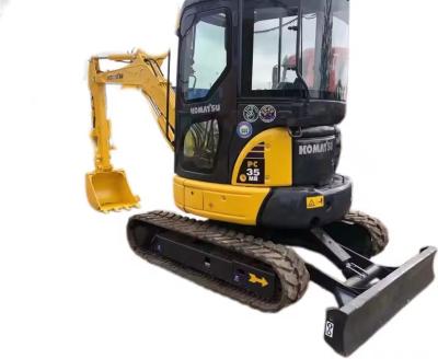 China 2016 Komatsu PC35 Second Hand Mini Excavator for Construction Projects at Affordable for sale