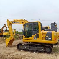 China Used Komatsu PC110 Hydraulic Crawler Excavator 11 Ton 0.48M³ Bucket 2016 for sale