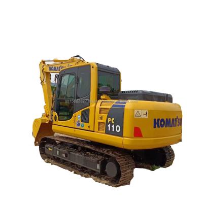 China Used Komatsu PC110-8 Hydraulic Crawler Excavator 11000 KG 0.48m3 Bucket 2016 for sale