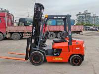 China Toyota 7F30 Used Diesel Forklift 3000 kg Capacity 49 kW Engine 2016 Model for sale