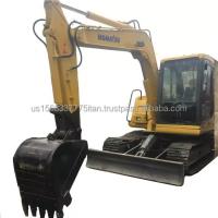China Mini Komatsu PC60 Hydraulic Excavator 6 Ton 0.3m3 Bucket Original Pump Low Hours 2016 for sale