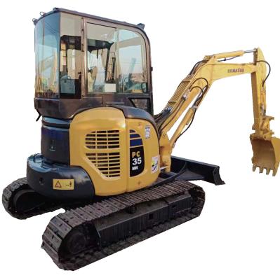 China Komatsu PC35 Mini Excavator Second Hand 11.2kw Power 0.2M³ Bucket 3.5ton for sale
