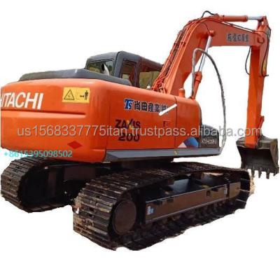 China Hitachi ZX200 ZX300 Excavator 7000 KG Machine Weight 98 kW Engine for Construction for sale