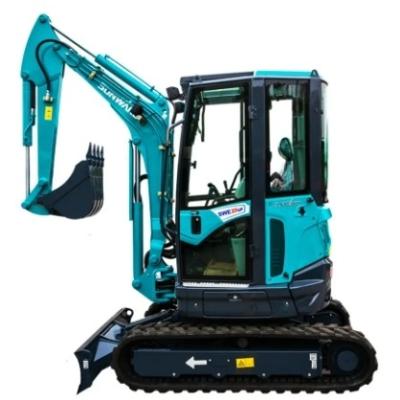 China Used Sunward SWE60E 6 Ton Mini Excavator with Caterpillar Engine and Hyundai Components 75kw for sale