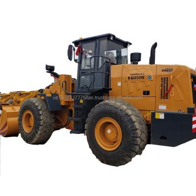 China Used Longgong LG 855N Wheel Loader 5m³ Bucket 162kw Engine 2016 Year for sale