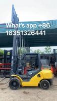 China Komatsu 3 Ton Electric Forklift 3000 kg Capacity AC Motor Powered for sale