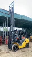 China Komatsu 3 Ton Electric Forklift 3000 kg Capacity AC Motor Powered for sale