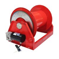 China Electric Motor Driven Hose Reel 12V 20m Diesel Fuel Oil 1.5 Inch Motorized Reel for sale