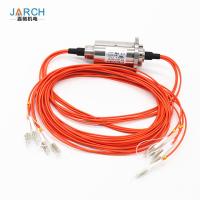 China 4 Channel FORJ Slip Ring IP65 Fiber Optic Cable Joint Stainless Steel Housing 10mm OD for sale