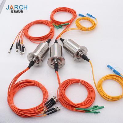 China JARCH Multi-Channel Fiber Optic Rotary Joint S304 Housing IP68 1310nm 1550nm for sale