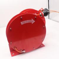 China Retractable static grounding earthing enclosed cable reel for tank trucks 15m 30m for sale