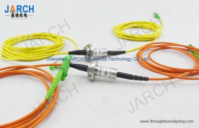 China Single Mode Fiber Optic Rotary Joint 1310 1550 nm FORJ 10mm OD for HD-SDI for sale