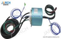 China 2 Channel Electro Optical Slip Ring / Rotating Electrical Connector Slip Ring , 24-2A Circuits for sale