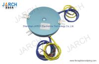 China 18circuits 25mm Thickness through No hole  Flat Slip Ring For Rotary table for sale