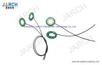 China 1 Circuit Ultra Thin Pancake Slip Ring , Compact Hollow Slip Ring For Laboratory Equipment for sale