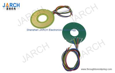 China Electrical Filling equipment Pancake Slip Ring , mini rotary swivel joint for sale