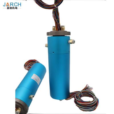 China Hybrid Slip Ring 10A 220V with Ethernet and Fiber Optic Rotary Joint for sale