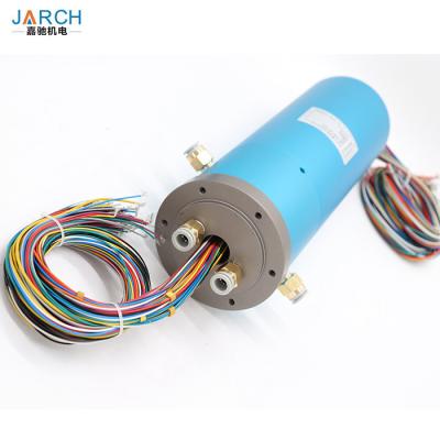 China Hybrid Ethernet Slip Ring 12 Channels 220V 10A 30A Aluminum Alloy Stainless Steel for Filling Machine for sale