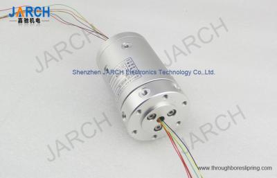China 6 Passage Pneumatic Slip Ring 2A Current 500rpm Aluminium Alloy Housing for sale