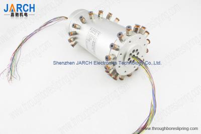 China 16 Passage Pneumatic Hybrid Slip Ring 2000 Rpm 4mm-6mm Tube 36 Circuits 2A for sale