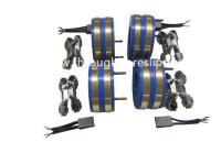 China Customized Collector Crane Slip Ring Carbon Brush Alternator Slip Ring Replacement for sale