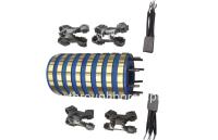 China Custom 8 Ring Carbon Brush Slip Ring Assembly 80mm Outer Diameter for Crane Machinery for sale