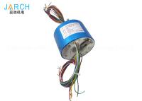 China Through Bore High Frequency Slip Ring Connector 38.1mm ID 99mm OD 24 Conductors 500Rpm for sale