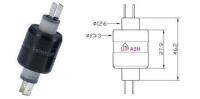 China Gigabit Ethernet Mercury Slip Ring 2 Poles 30A 1800RPM 25.3mm OD CE FCC for sale